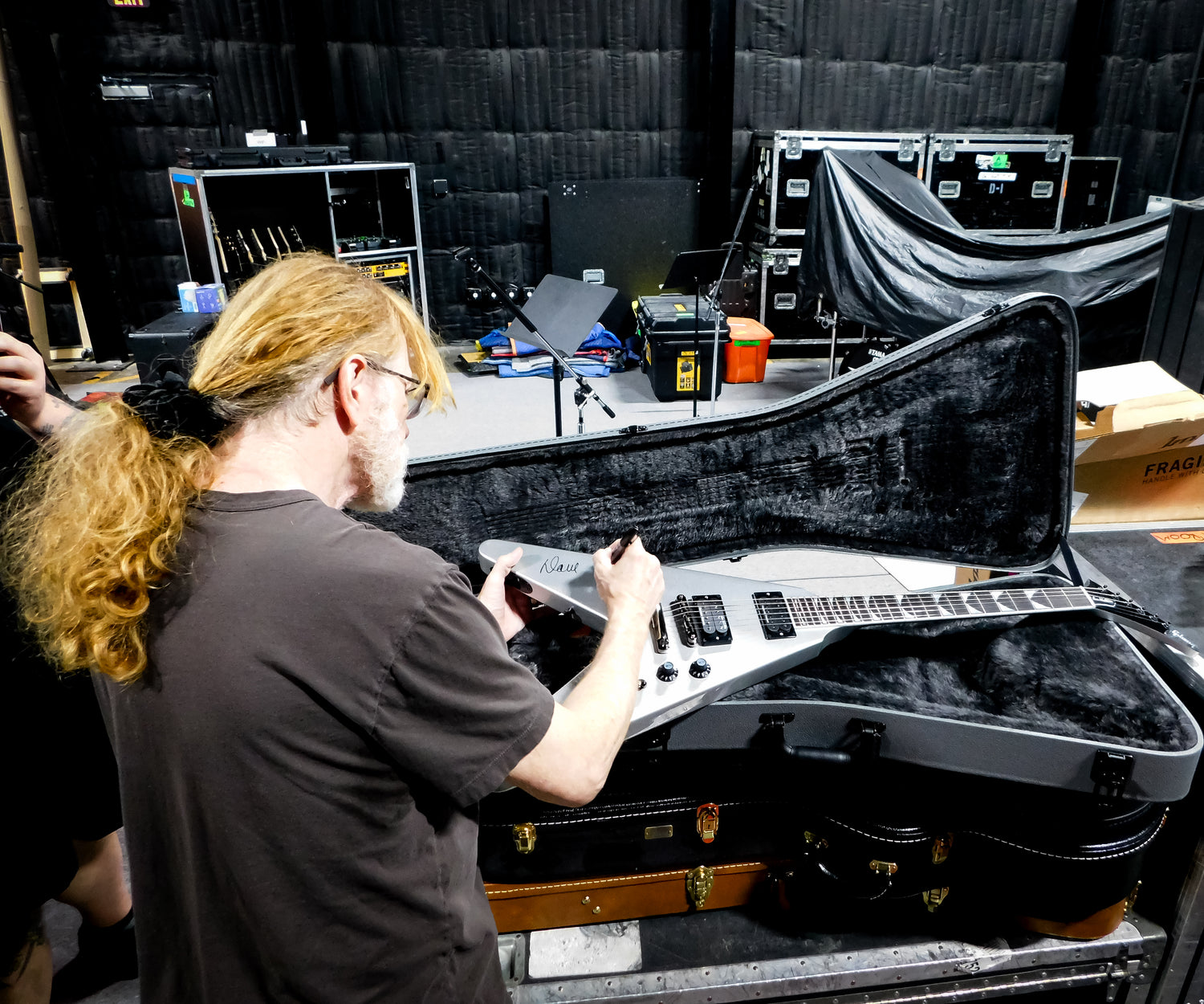 Win a Dave Mustaine Signed Signature Flying V EXP – Megadeth