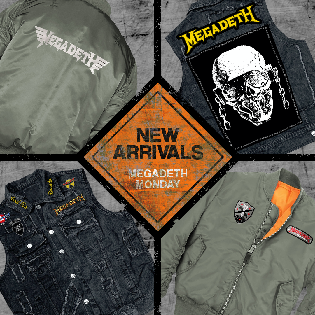 Megadeth Monday New Arrivals!